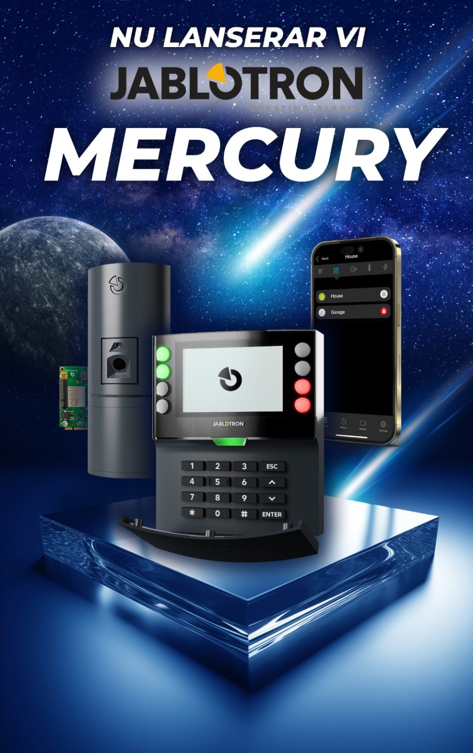 Nu lanserar vi Jablotron Mercury! – GB Security